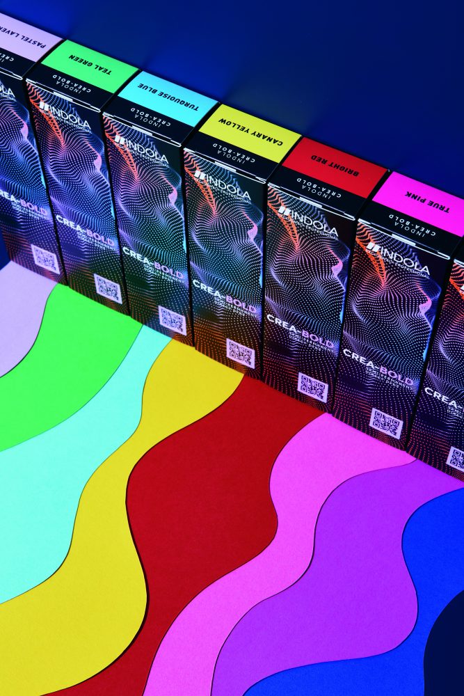 Indola's relaunch of their PCC assortment - Colour World