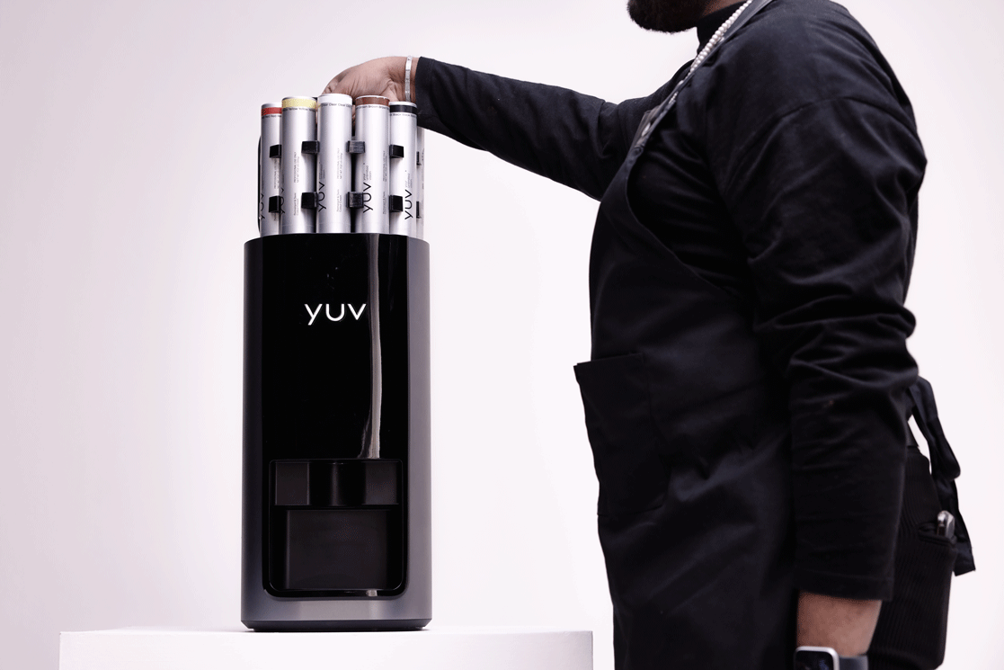 Brand new colour blending and delivery system by yuv Beauty - Colour World